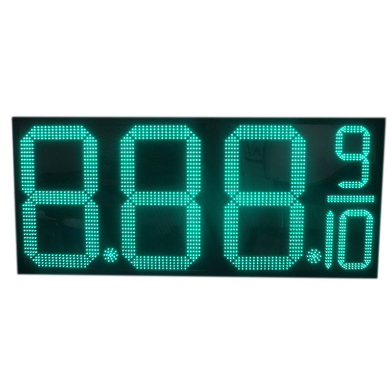 Fuel Station Pylon Sign LED Display Board with RS232 Communication and ...