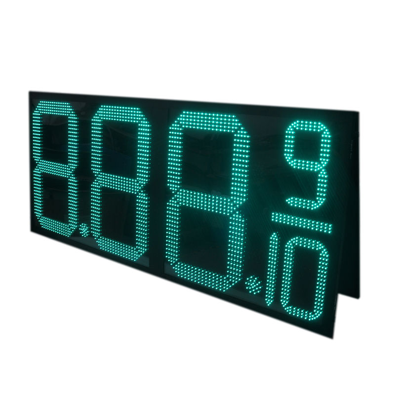 Fuel Station Pylon Sign Gas Station Signs LED 7 Segment LED Board Gas ...