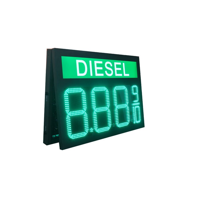 Outdoor Fuel Station Pylon Sign with 7 Segment LED Board and RS232 ...