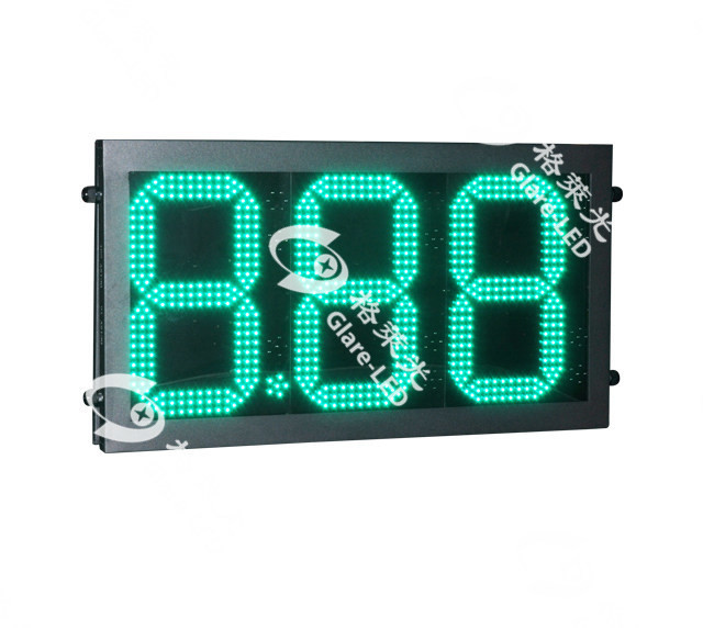 Customized Digital Fuel Sign Number Led Display Board with Red Yellow ...