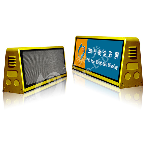 Car Top Advertising LED Display 4G Outdoor P5 Sign Message LED Screen IP65