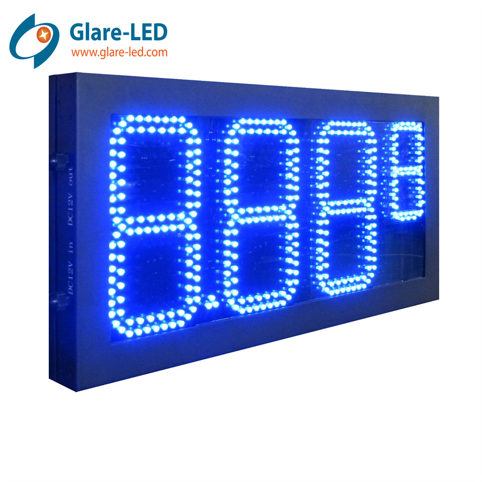 Waterproof level IP65 Outdoor LED Gas Station Board with Custom 7 ...