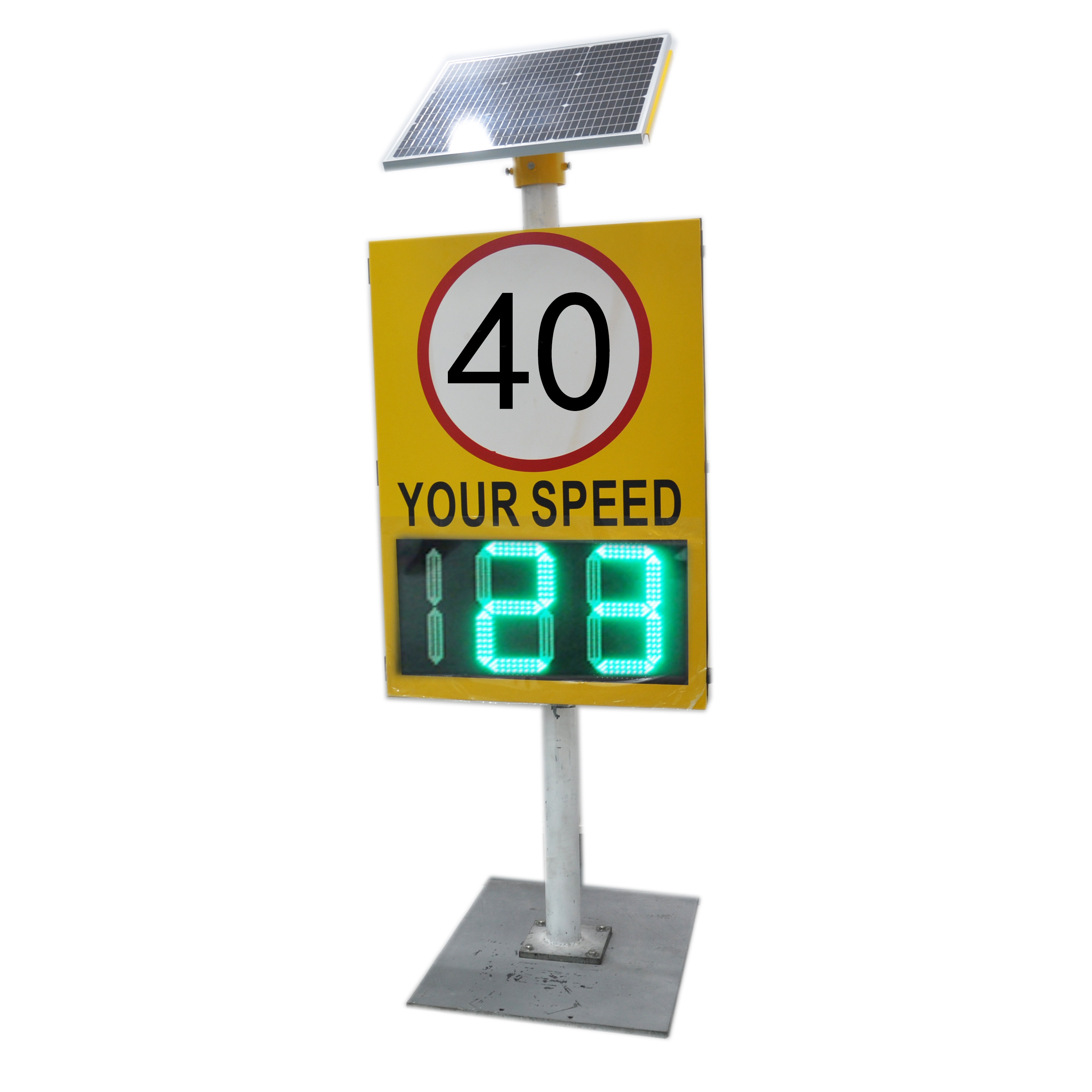 Pixel Pitch Digital Display Speed Limit Warning Sign With IP65 Variable ...
