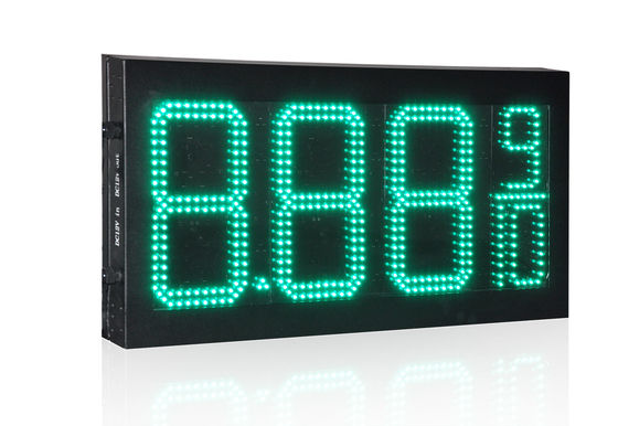 Exhibition Hall Outdoor LED Digital Gas Station Sign Board For Petrol ...