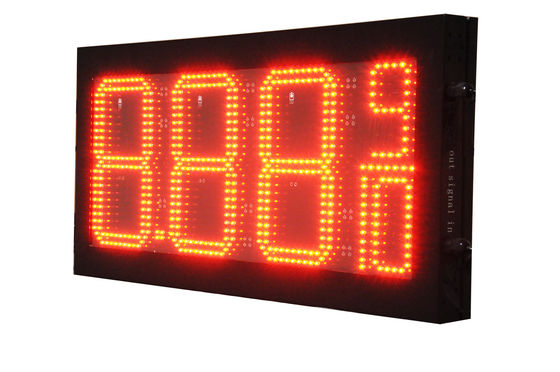 Exhibition Hall Outdoor LED Digital Gas Station Sign Board For Petrol ...