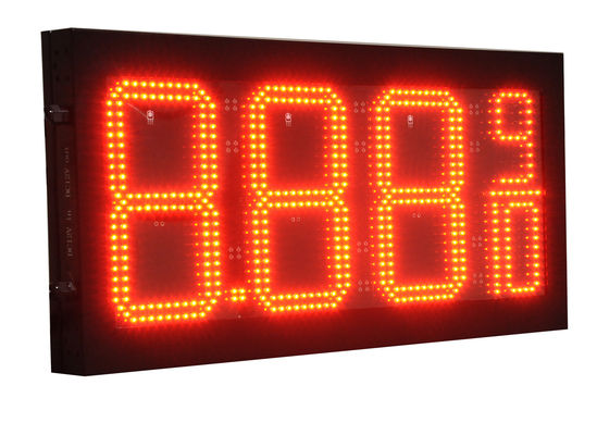 Exhibition Hall Outdoor LED Digital Gas Station Sign Board For Petrol ...