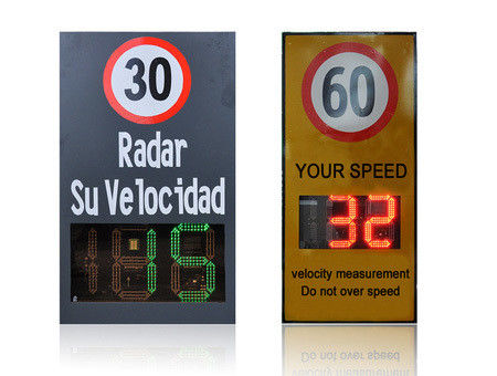 Original Road Warning LED Solar Radar Speed Sign for Urban Expressway ...