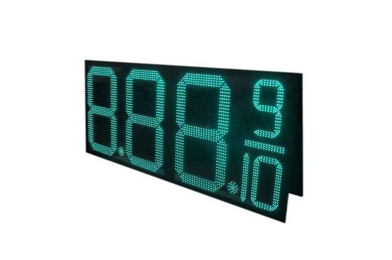 Fuel Station Pylon Sign LED 7 Segment LED Board Gas Light Display with ...