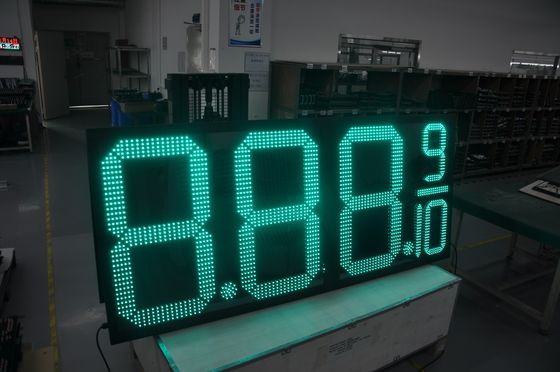 Fuel Station Pylon Sign Gas Station Signs LED 7 Segment LED Board Gas ...