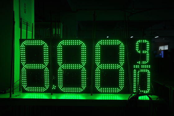 Fuel Station Pylon Sign LED 7 Segment LED Board with TCP/IP ...