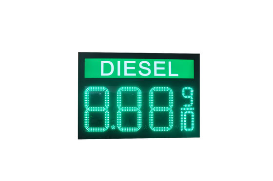 Outdoor Fuel Station Pylon Sign with 7 Segment LED Board and RS232 ...